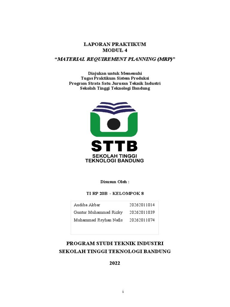 Laporan Praktikum Modul 4 (Fix) - Kelompok 8 - Ti RP-20B | PDF | Komputer | Teknologi & Rekayasa