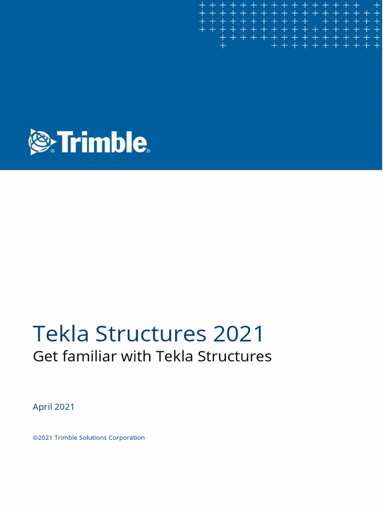 TS GEM 2021 en Get Familiar With Tekla Structures | PDF | Computer File ...