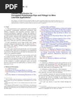 Aashto M294 | PDF | Pipe (Fluid Conveyance) | Polyethylene