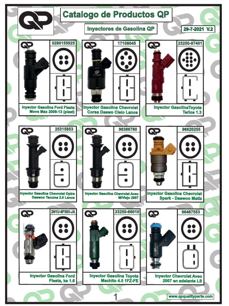 Inyectores de Gasolina QP V.2-29-7-21 | PDF