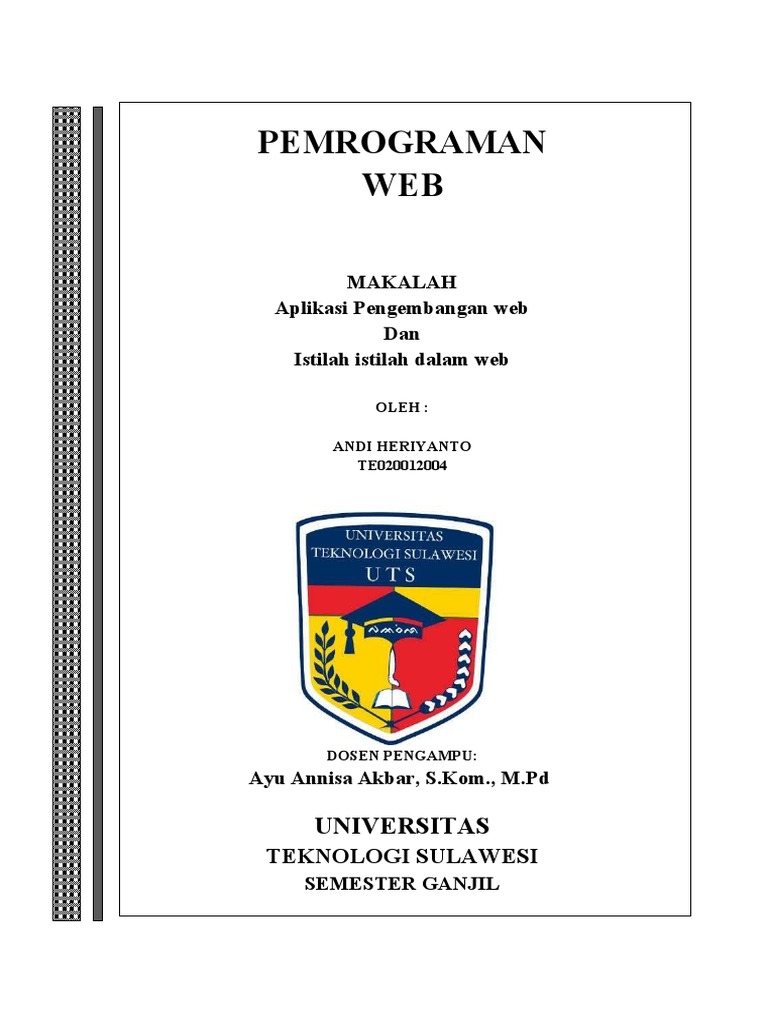 Tugas Pemrograman Web | PDF