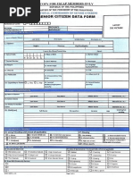 Senior Citizen Data Form | PDF