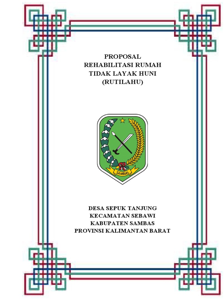 Proposal Rumah Tidak Layak Huni | PDF