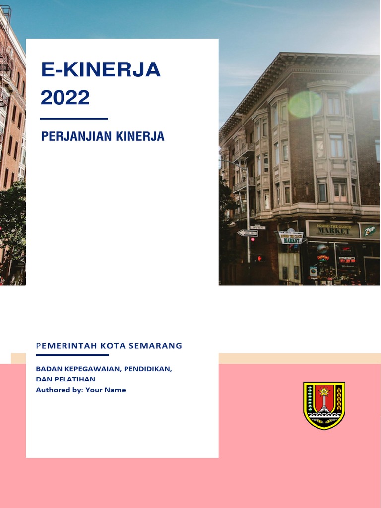 Manual Book E Kinerja 2023 2 Perjanjian Kinerja Pdf