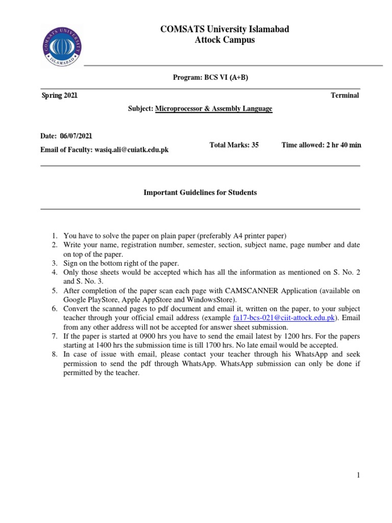 MaAL Final Paper BCS VI (A+B) | PDF | Subroutine | Computer Science