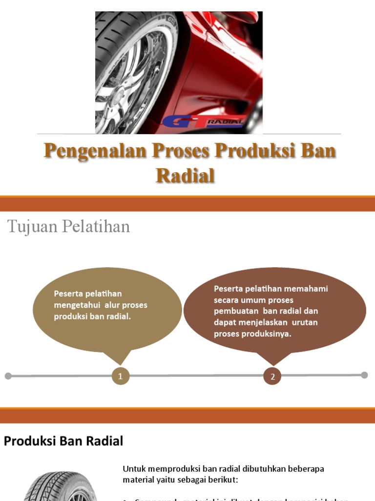 Pengenalan Proses Produksi Ban Radial | PDF
