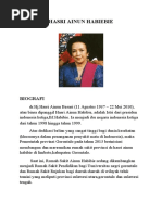 Biografi Hasri Ainun Habibie | PDF