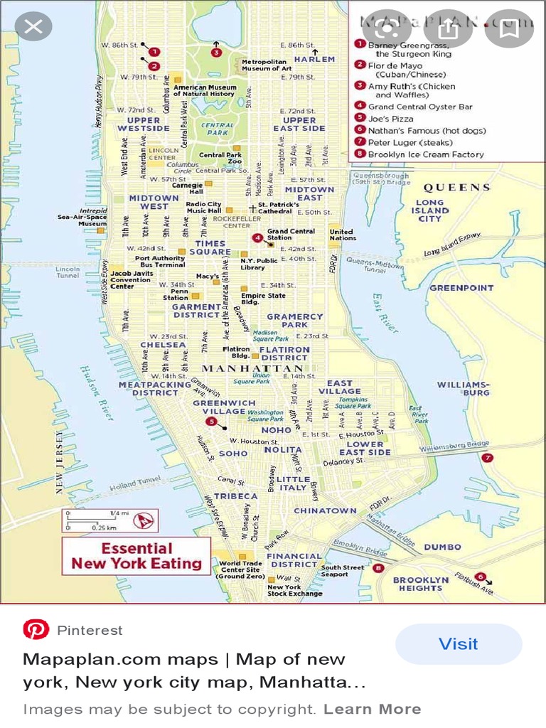 Printable Manhattan Map - Google Search | PDF