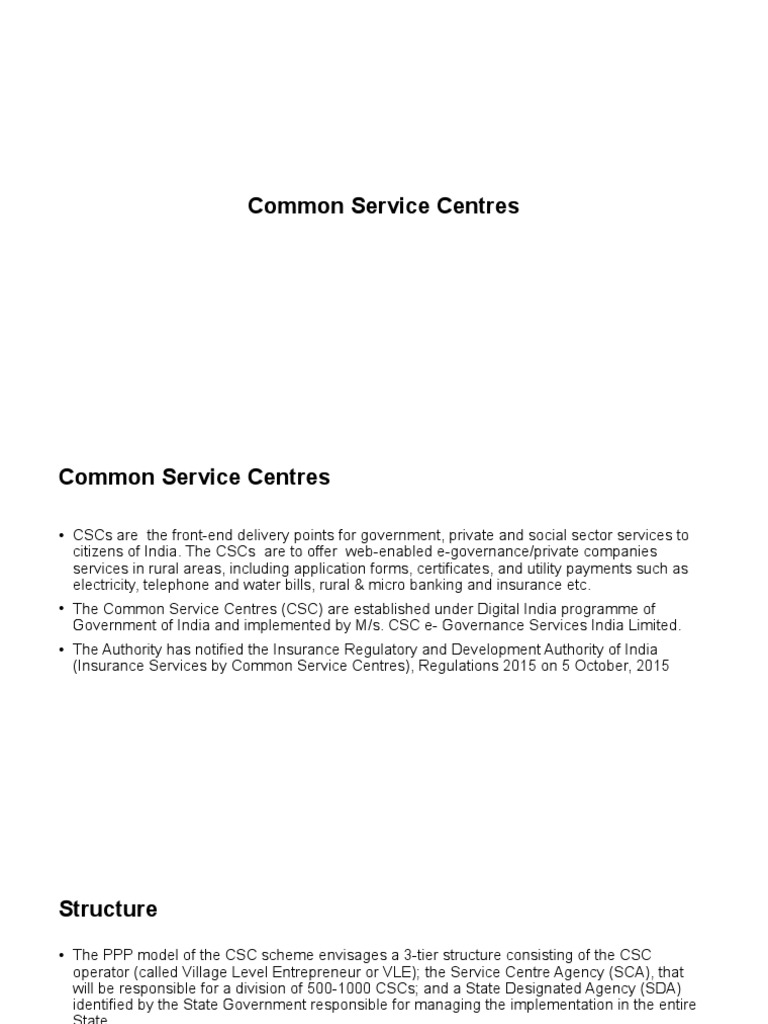 Growth of Insurance in Common Service Centres | PDF | Insurance | Economies