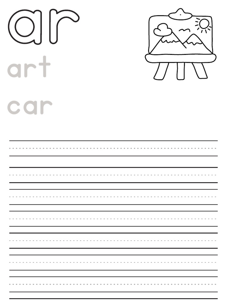 Jolly Phonics Coloring - Ar | PDF Jolly Phonics Coloring - Ar | PDF