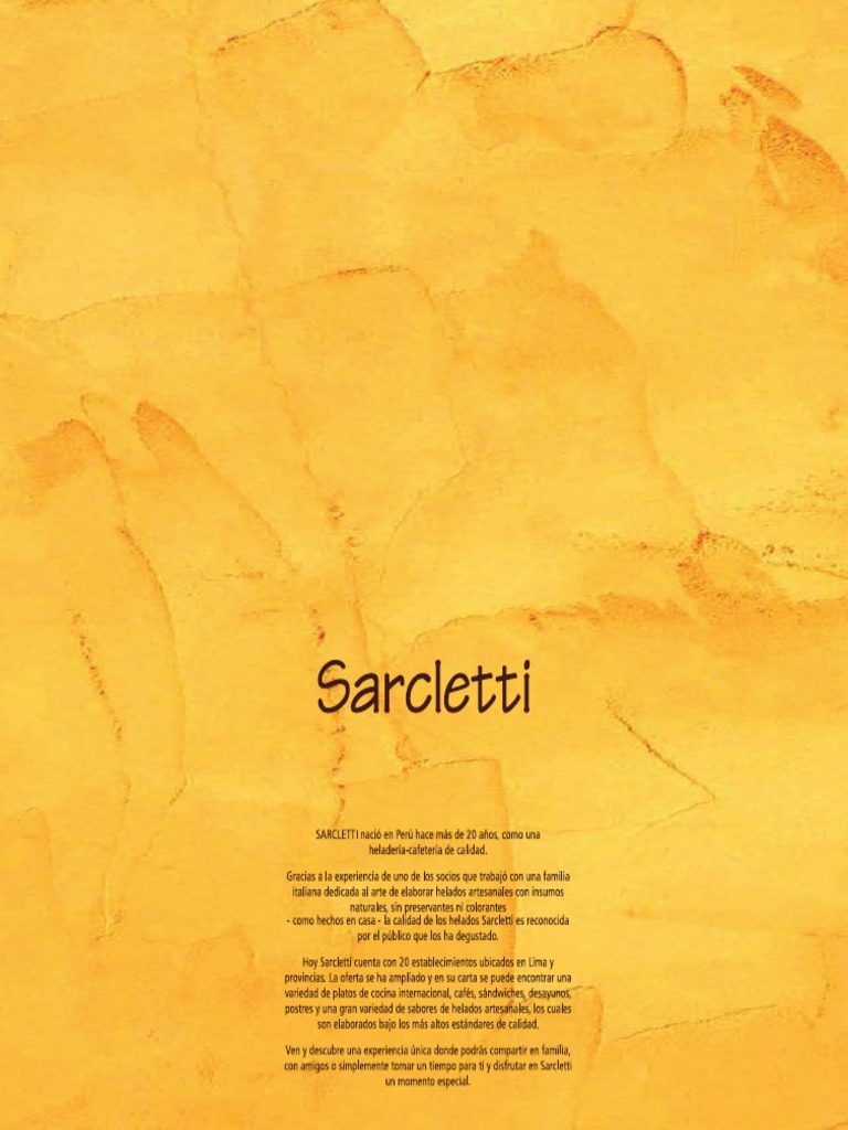 Sarcletti Ica. Carta22. Carta 22 | PDF | Cocina | Comida y bebida