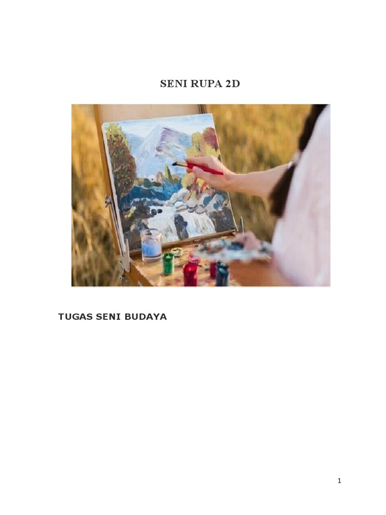 Seni Rupa 2D | PDF | Metode & Bahan Ajar | Seni