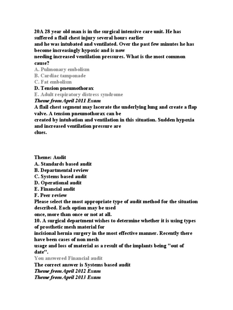 General Recall Paper 2 Mrcs | PDF | Pancreatic Cancer | Diseases And ...