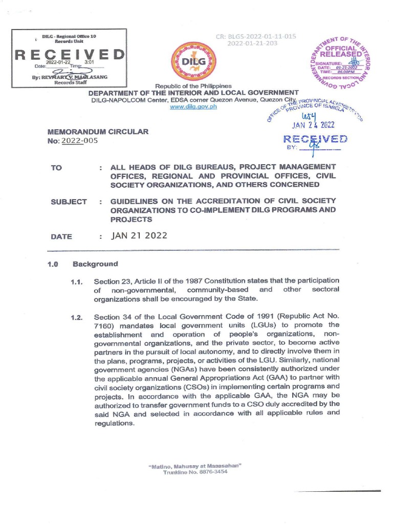 DILG Memorandum Circular No 2022-005 | PDF DILG Memorandum Circular No 2022-005 | PDF