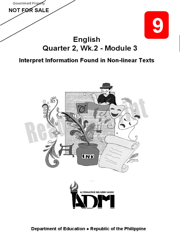 Eng9 - Q2 - M3 - W2 - Interpret Information Found in Non-Linear Texts ...