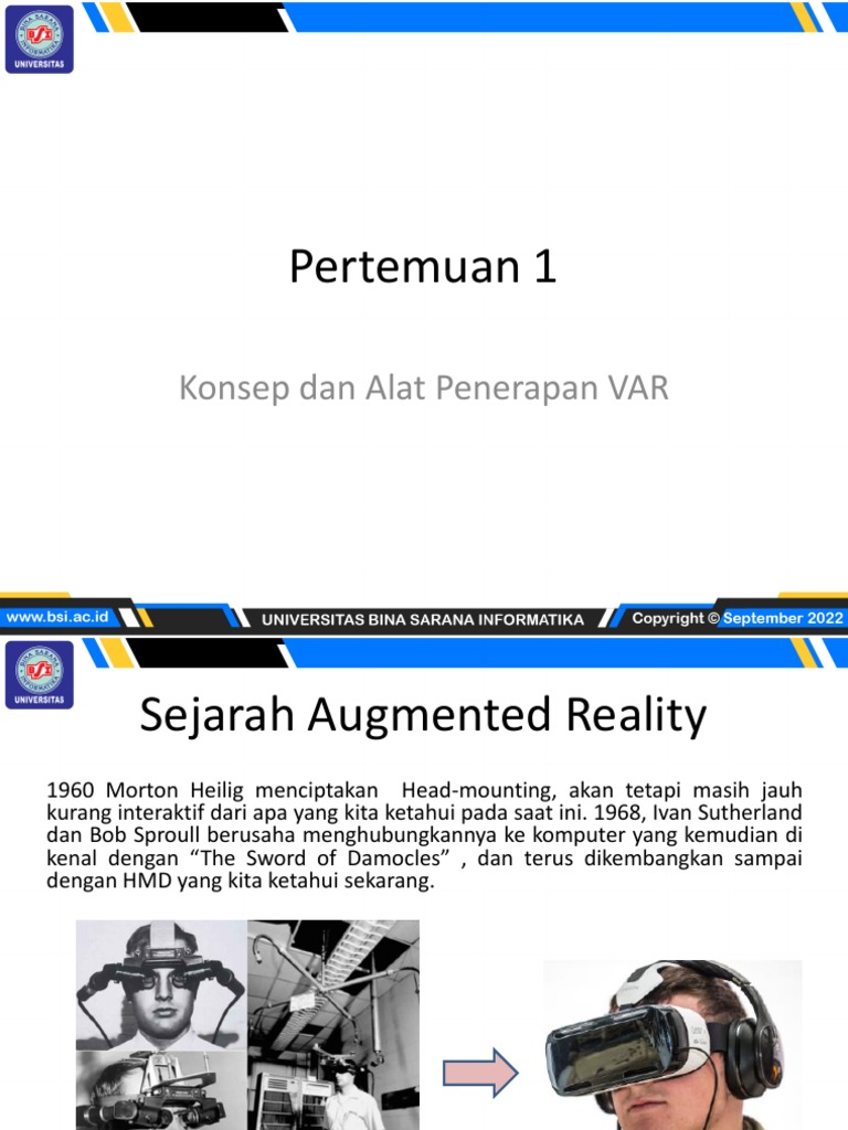 Virtual & Augmented Reality | PDF | Komputer | Teknologi & Rekayasa