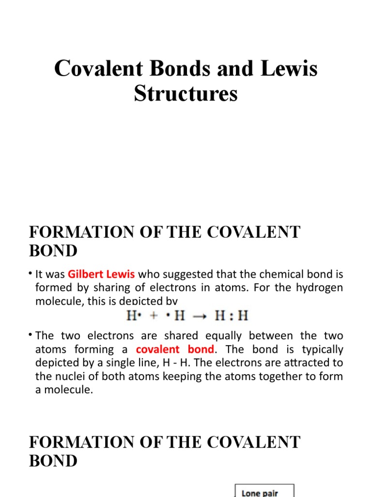 Lesson 16 | PDF | Chemical Bond | Covalent Bond