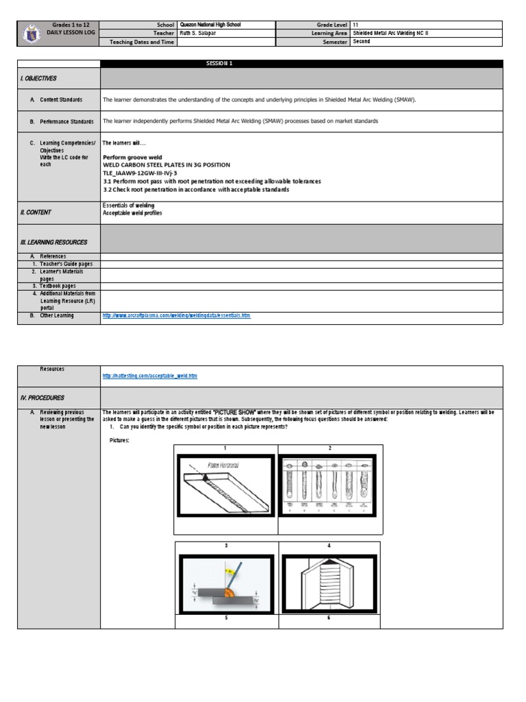 DLL 4 Observation 1 | PDF | Welding | Construction