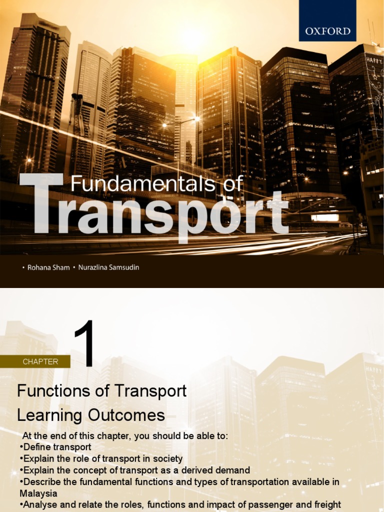 Chapter 1 | PDF | Transport | Public Transport