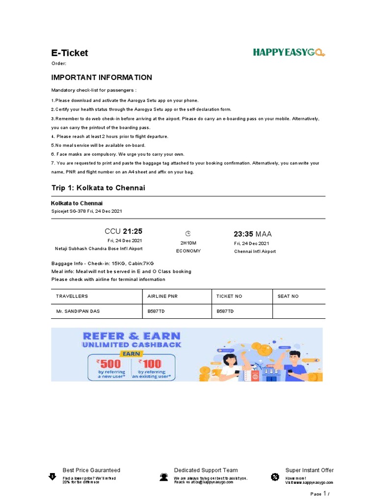 Ticket 811220368332293742 | PDF | Transport | Aviation