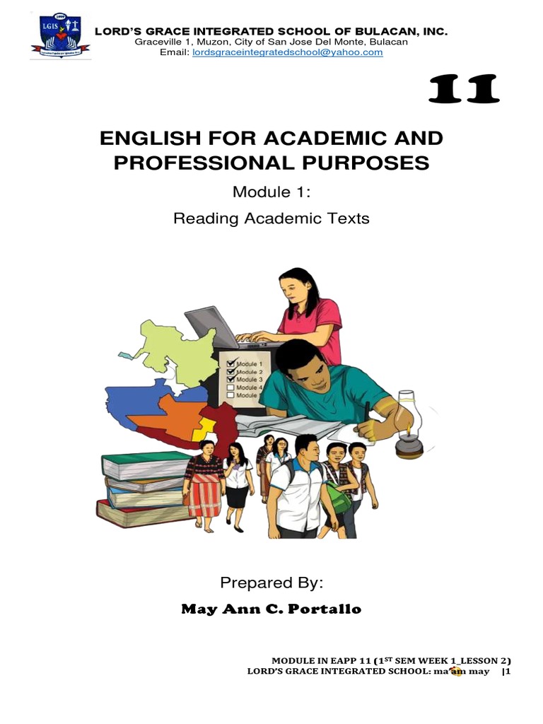 EAPP_MODULE 1_ LESSON 2 | PDF | Verb | Adverb