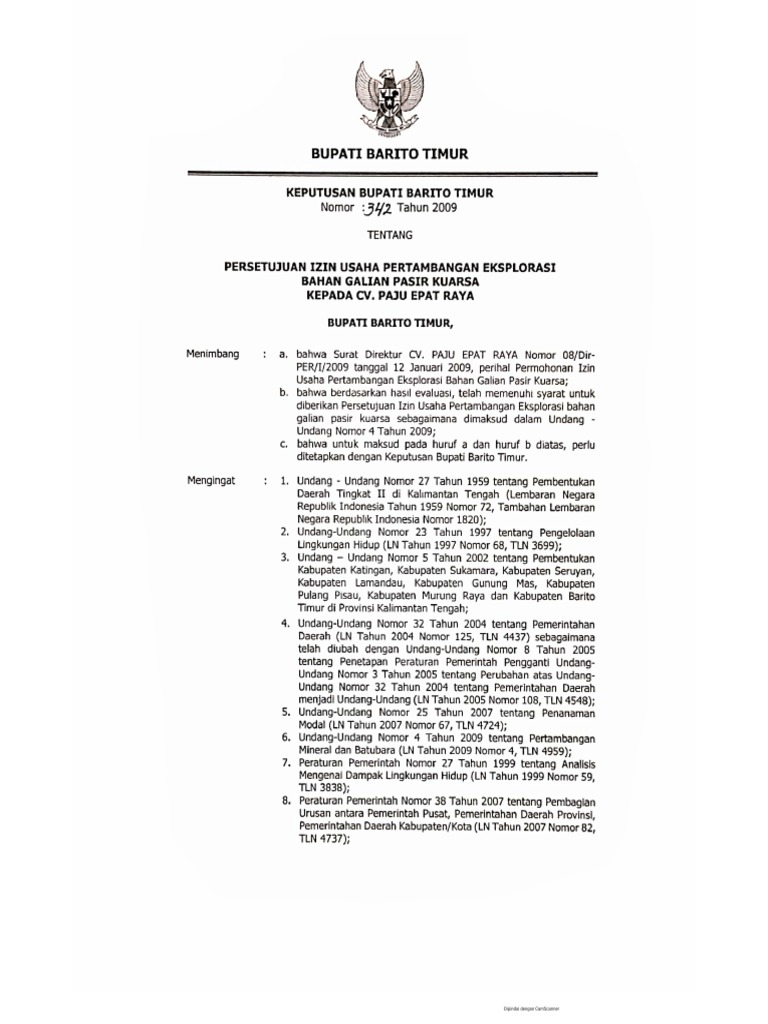 CV - Per Iup Eksplorasi | PDF