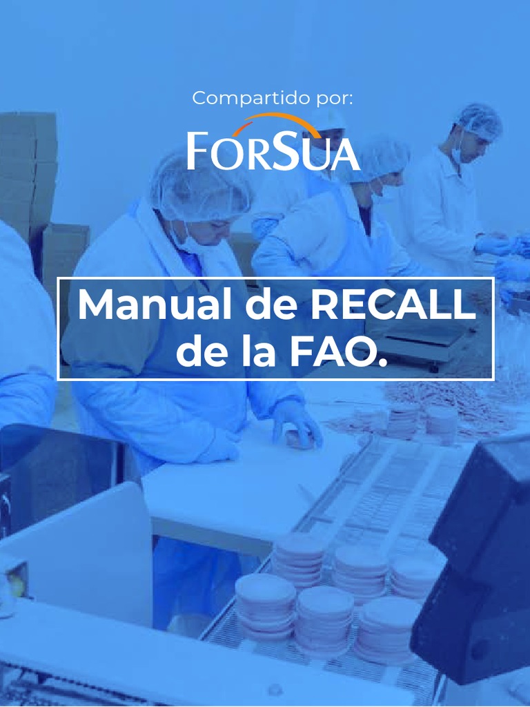 Manual de RECALL de La FAO.: Compartido Por | PDF | Seguridad ...
