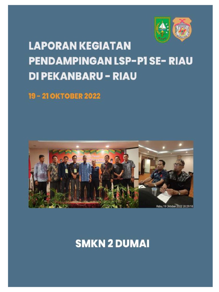 Laporan Pendampingan LSP Se Riau | PDF