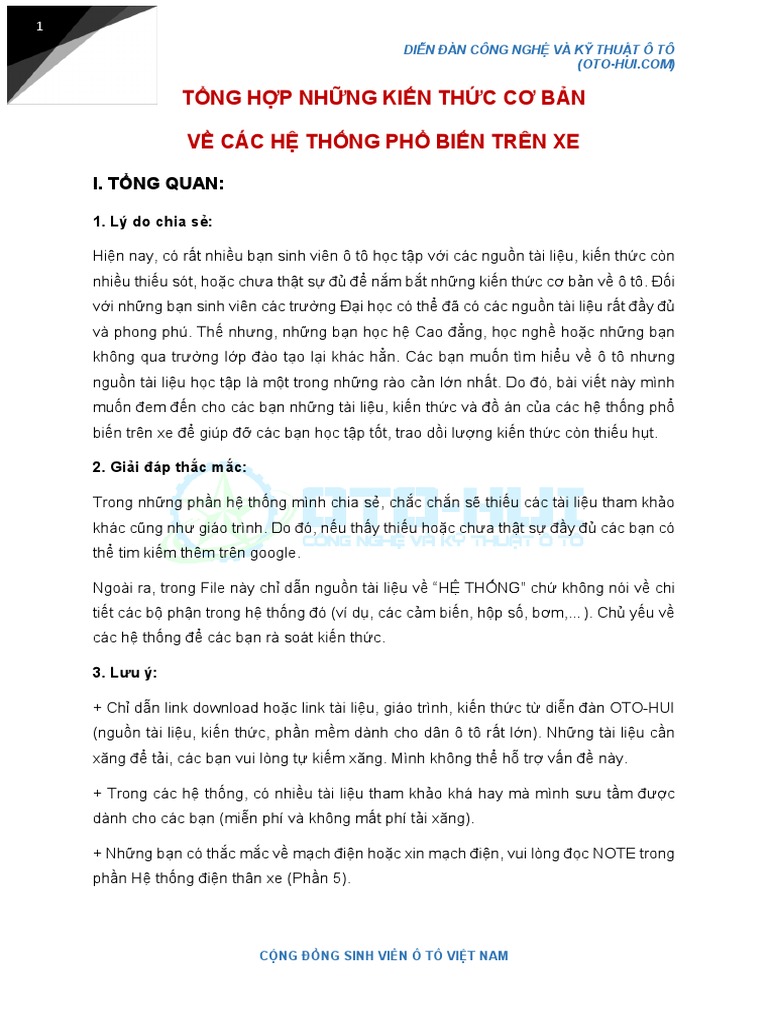(WWW.OTO-HUI.COM) - TÀI LIỆU CHIA SẺ CỘNG ĐỒNG SINH VIÊN Ô TÔ VIỆT NAM ...