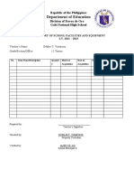 Teacher On Duty Reliever Form | PDF | Government | Public Administration