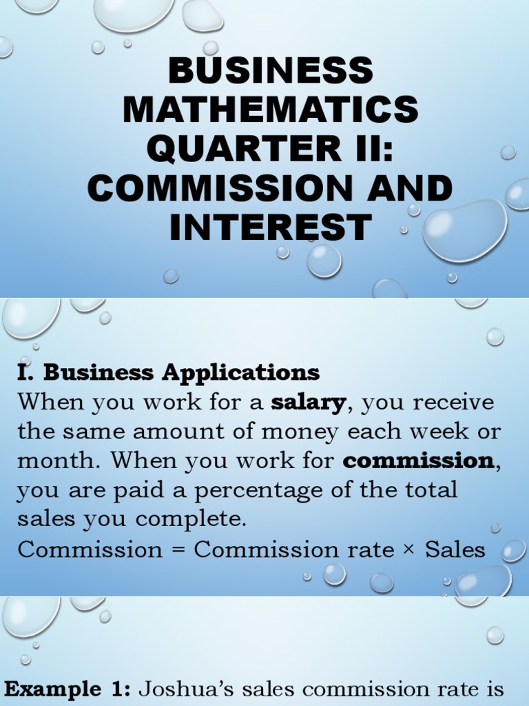 Business Mathematics Week 2 | PDF | Interest | Debt