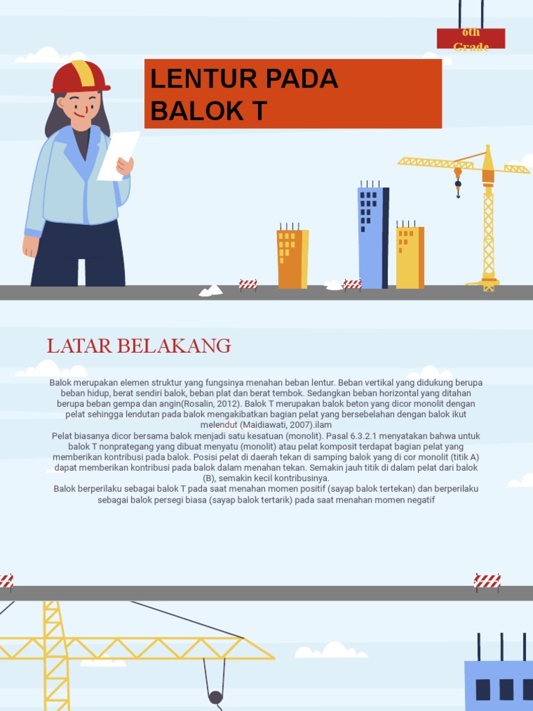 Lentur Pada Balok T | PDF