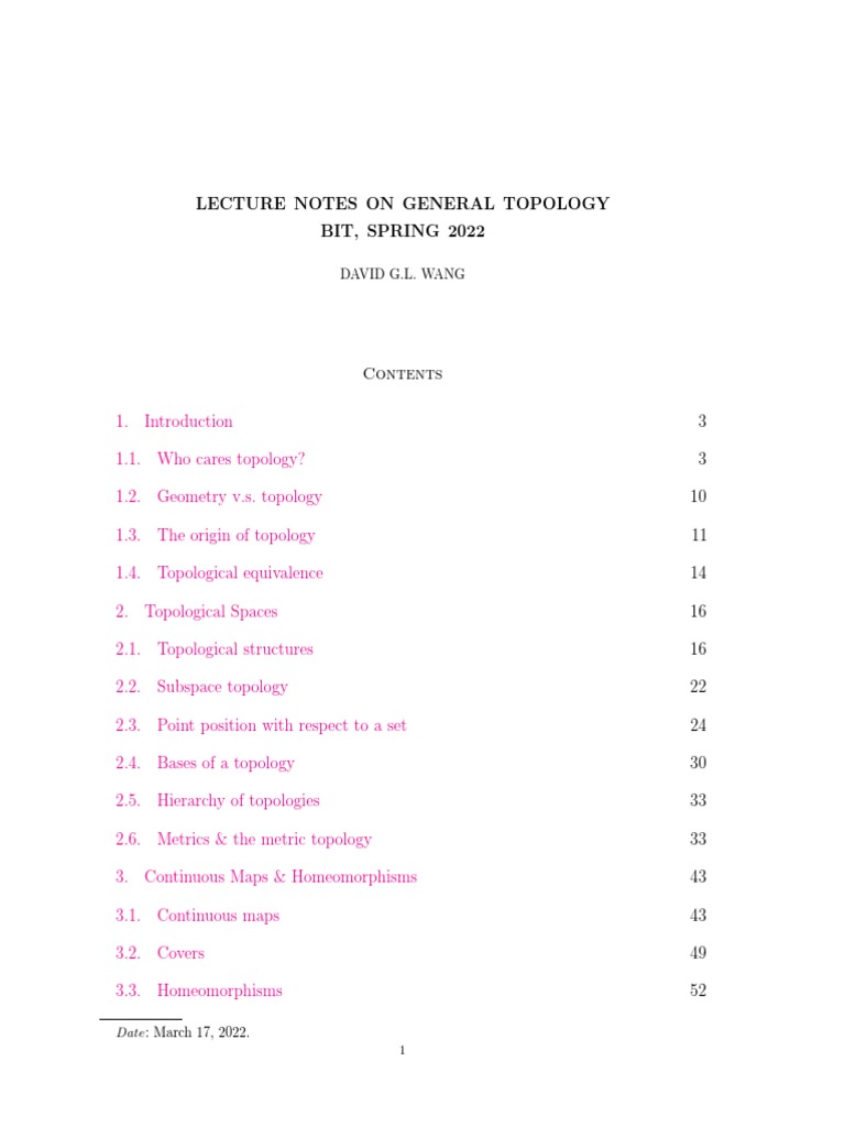 General Topology | PDF | Norm (Mathematics) | Metric (Mathematics)