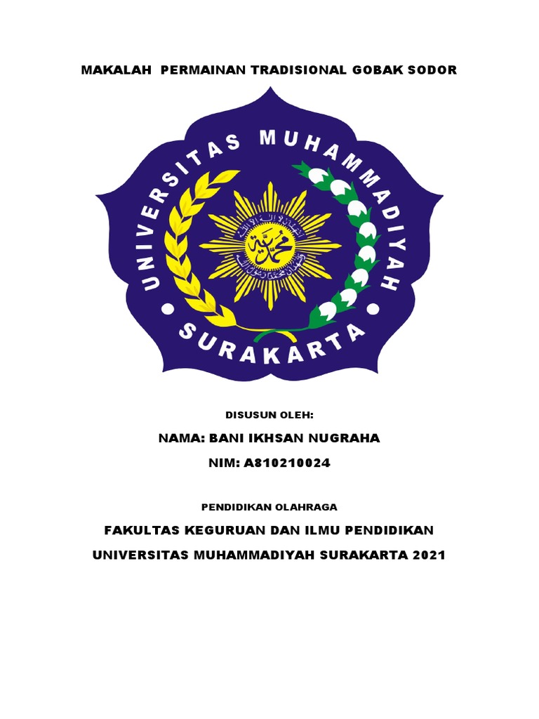 Permainan Tradisional - Bani Ikhsan Nugara - Nim A810210024 | PDF ...