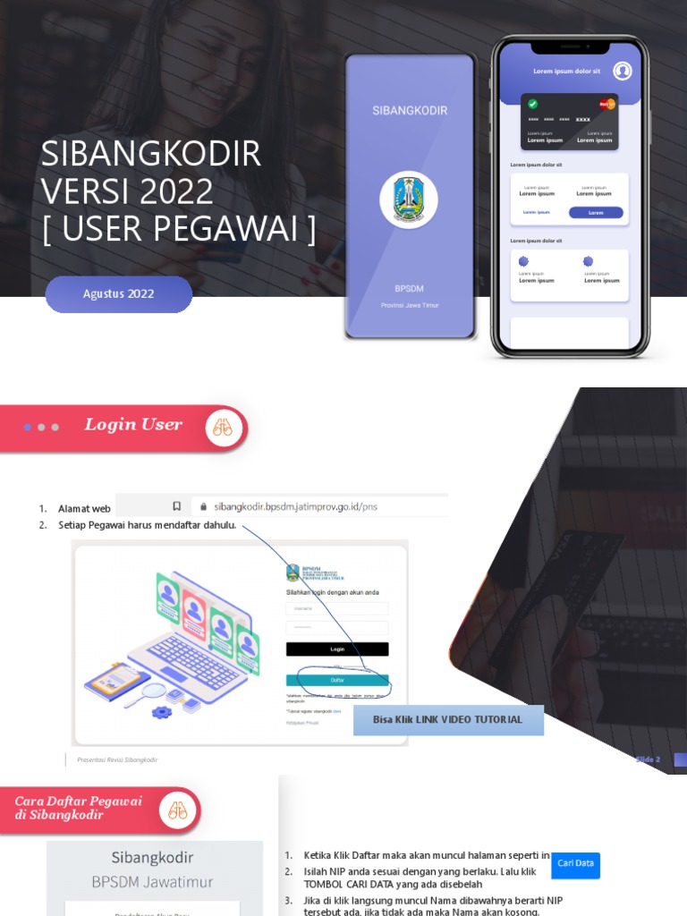 Panduan Sibangkodir User | PDF