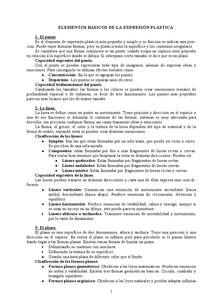 Tema 2 Plastica | PDF | Lápiz