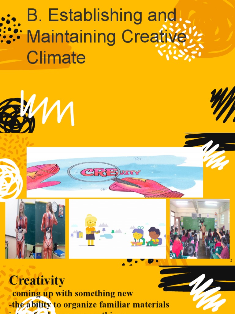 Establishing and Maintaining Creative Climate | PDF