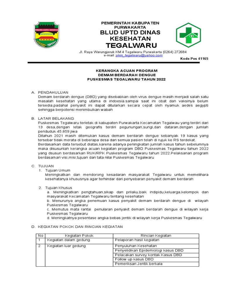 SOP Malaria Dan KAP DBD | PDF | Pengembangan Diri | Kesehatan Holistik