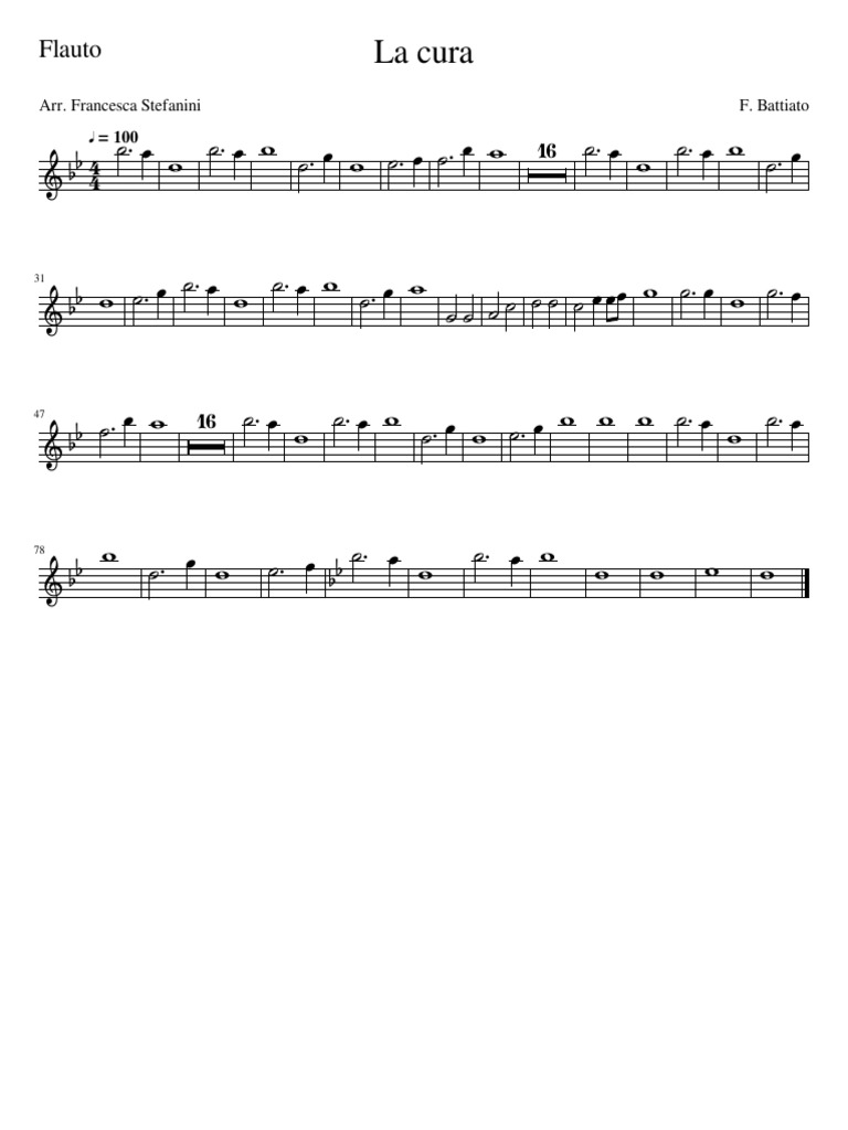 La Cura Sol Flauto | PDF