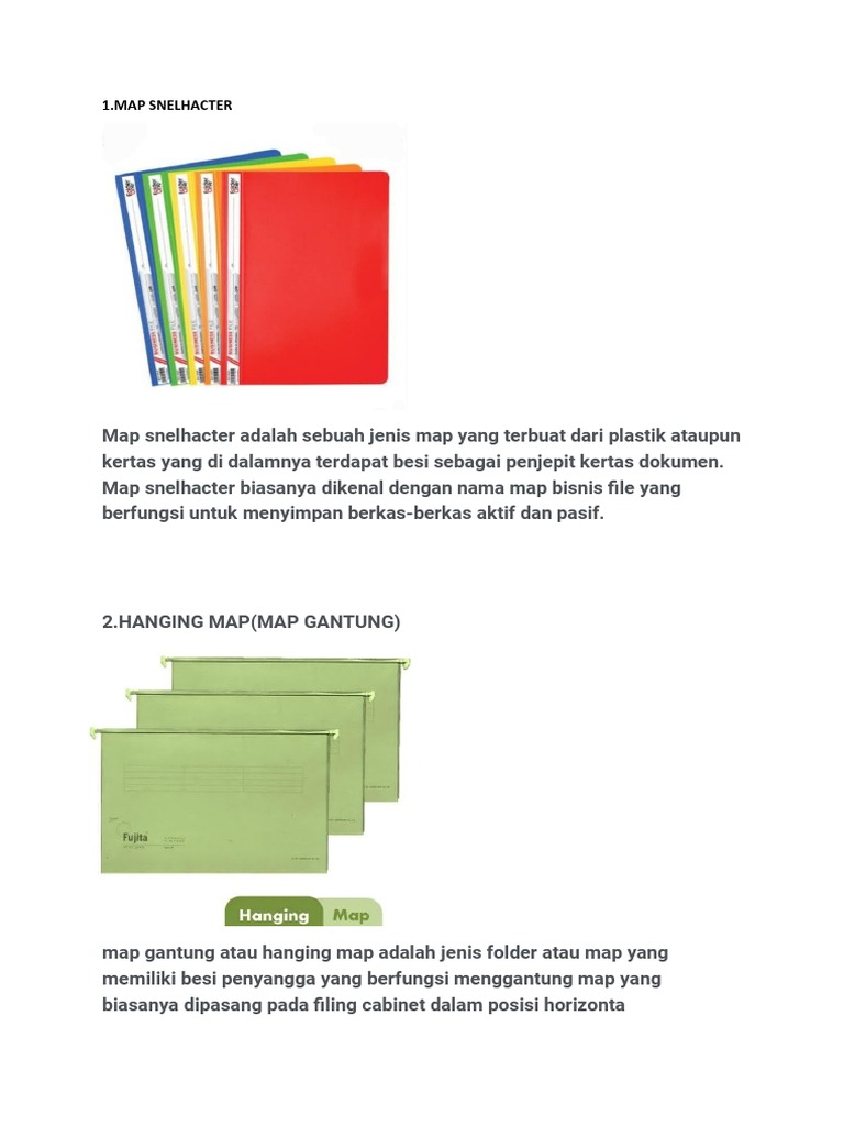 Jenis-Jenis Map dan Fungsinya | PDF