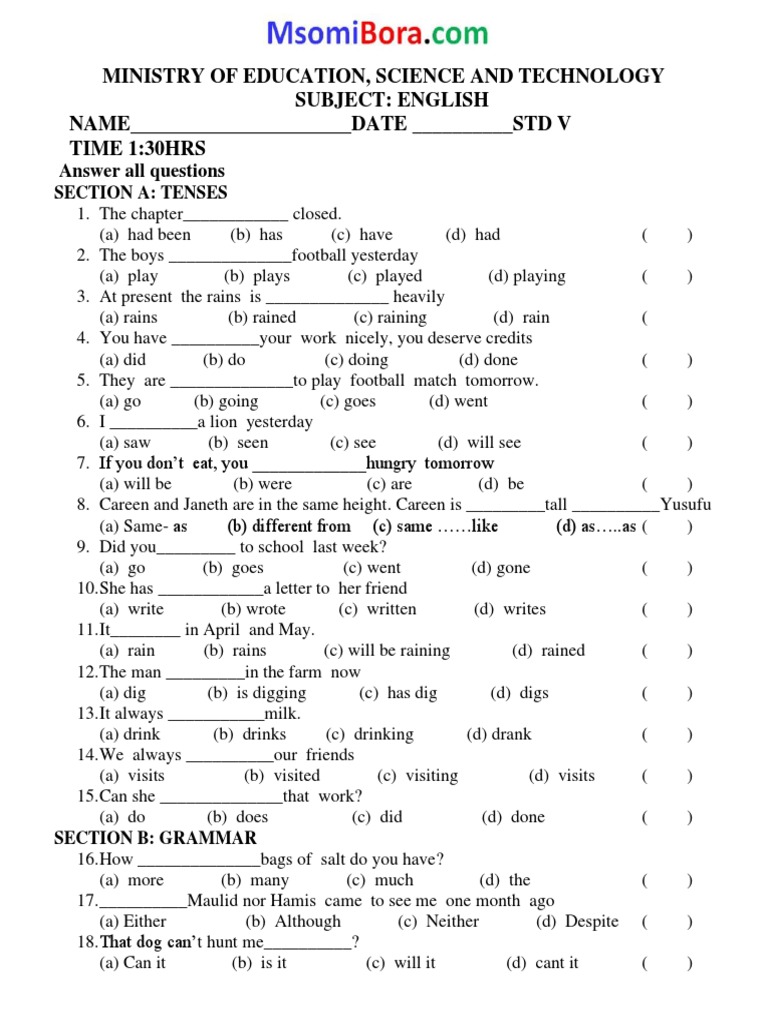 Darasa La Tano 2020 | PDF | Tanzania