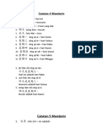 Kosakata Dan Materi Dasar Mandarin | PDF