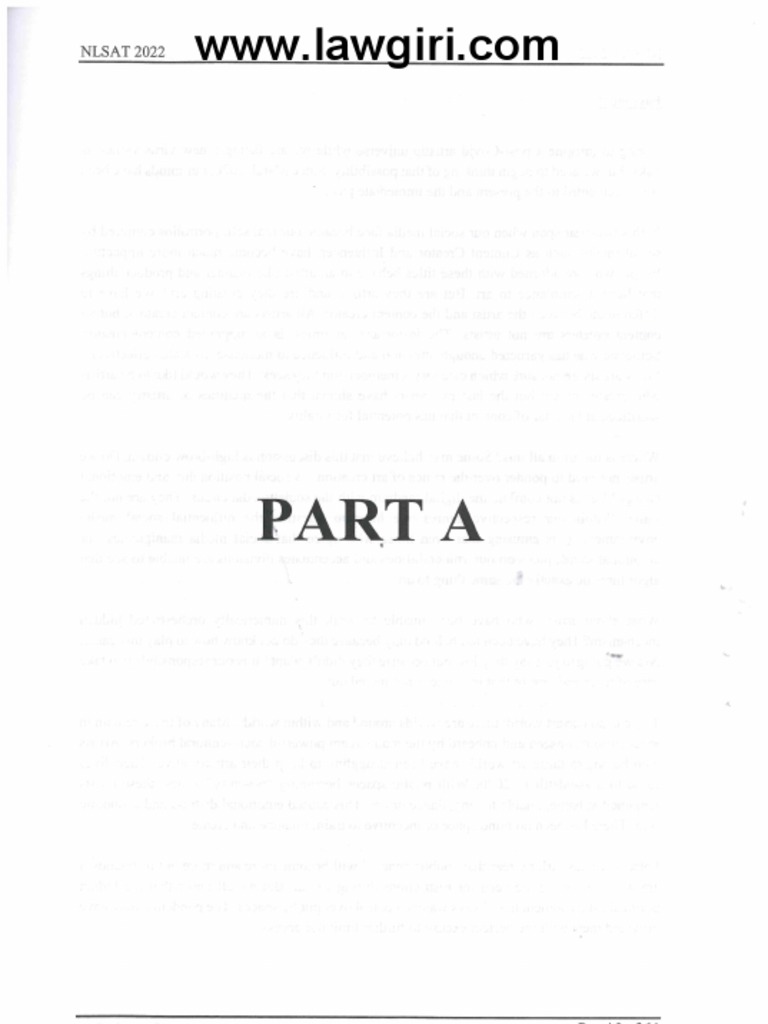 NLSAT Previous Year Question Papers | PDF