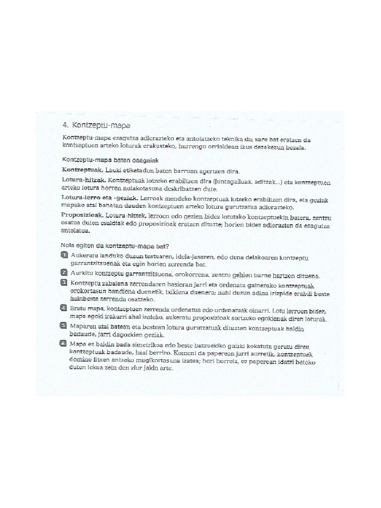 Kontzeptu-Mapa Nola Egin. Azalpena | PDF