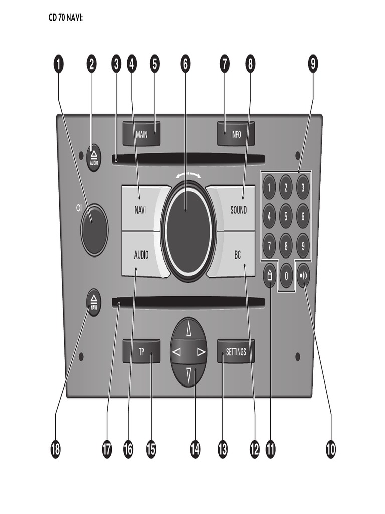 CD 70 NAVI - Opel | PDF