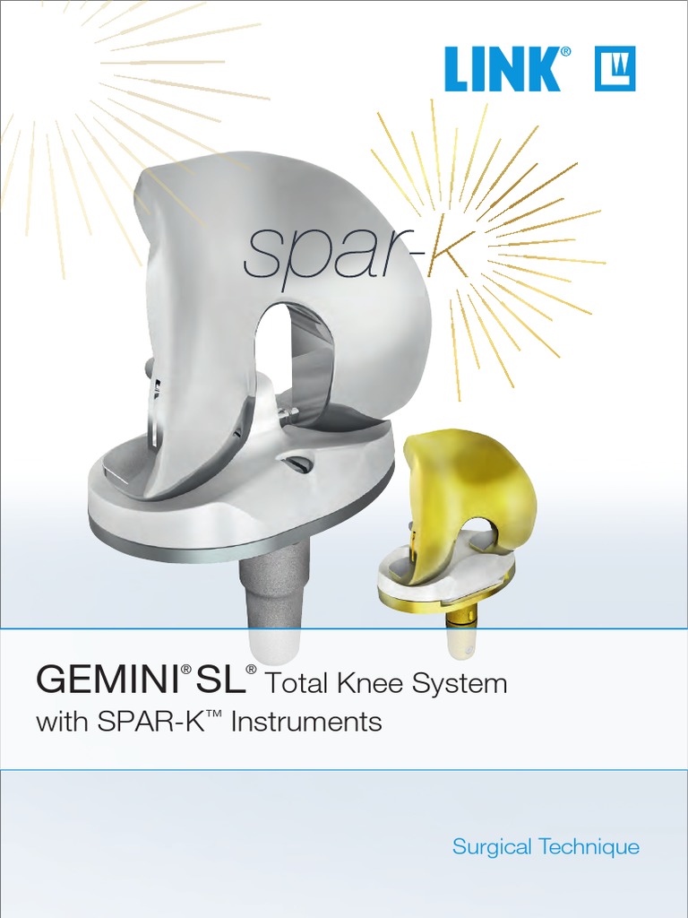748 - GEMINI SPAR-K - OP - Impl.Instr - en - 2019-02 - 001 - Final - 8.2.19 | PDF | Knee | Ankle