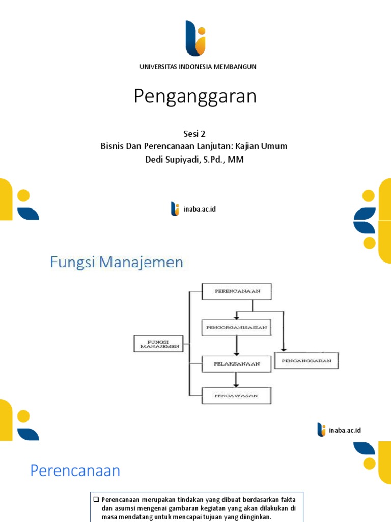 Inc006 Penganggaran PPT - 2 2022 | PDF