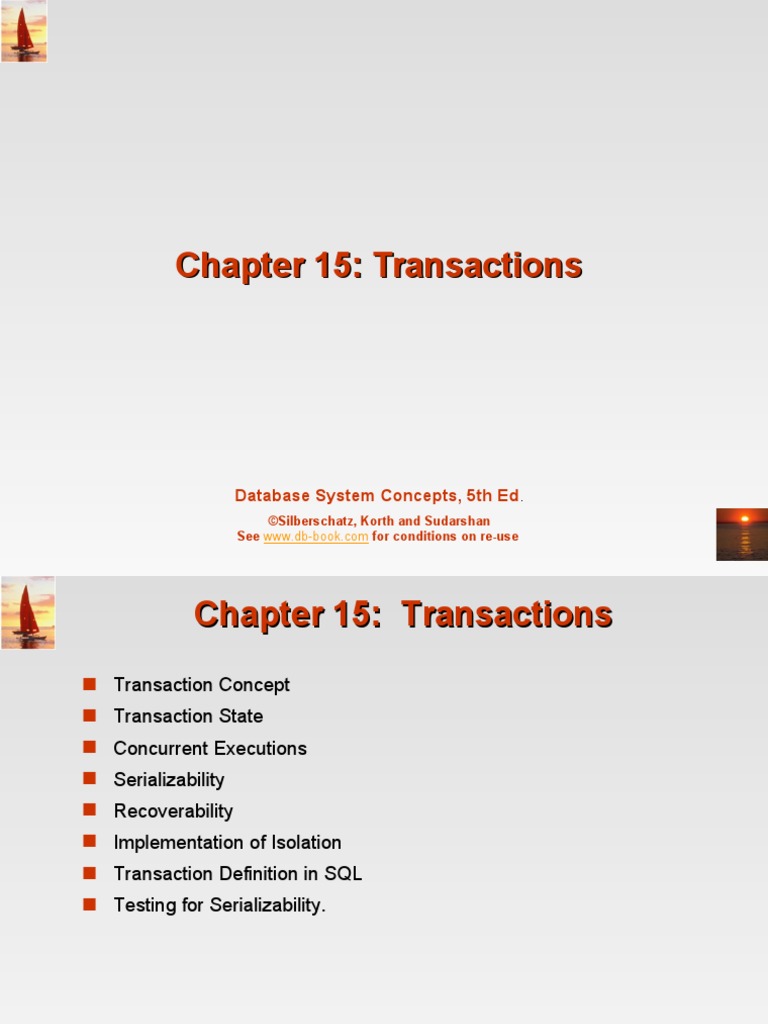 Unit 6 Serializability | PDF | Database Transaction | Data Management