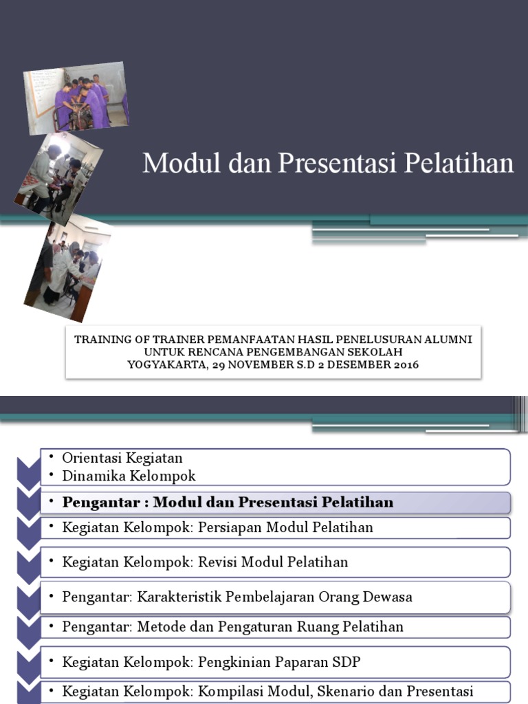 Modul Dan Presentasi Pelatihan | PDF
