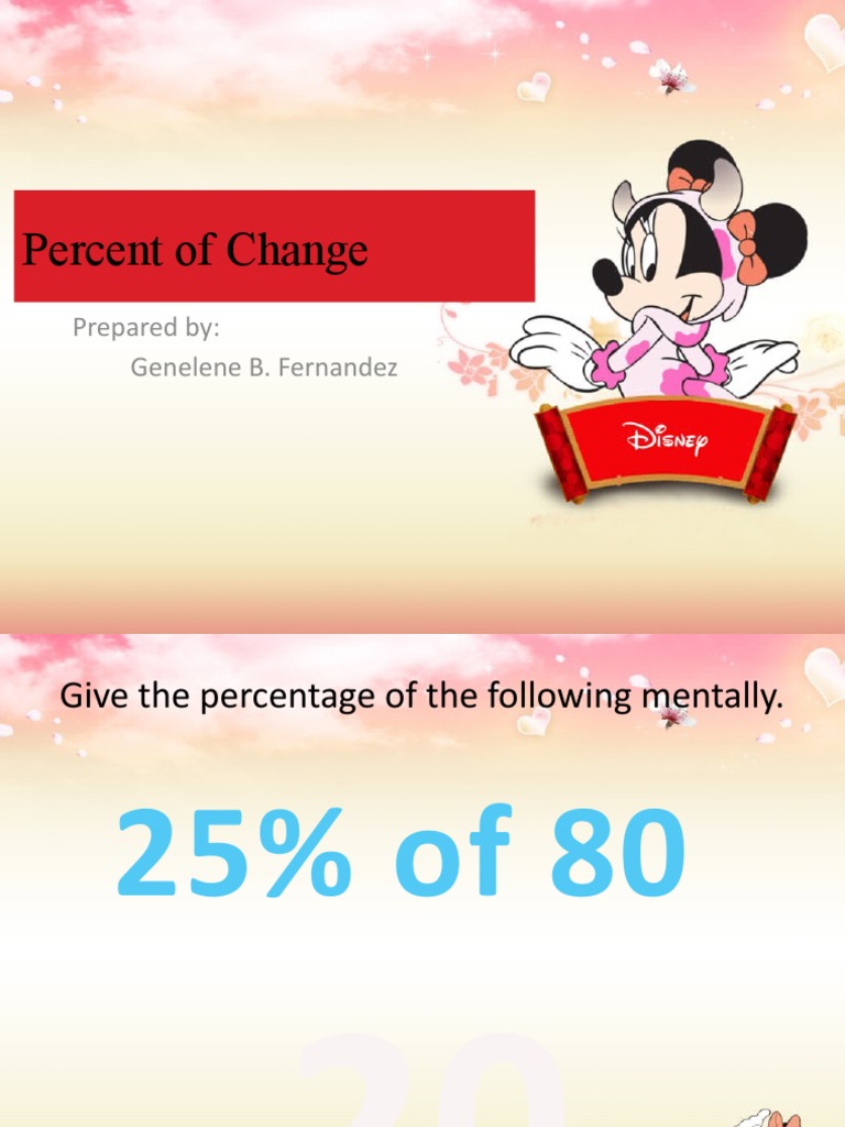 Calculating Percentages of Change: A Guide to Finding Percent Increases ...